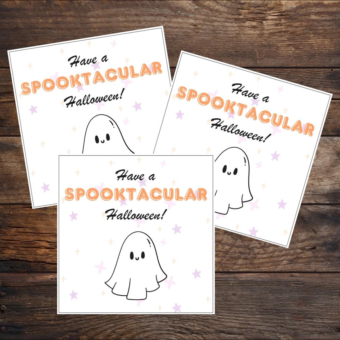Spooktacular Halloween Gift Tag, Employee Teacher Nurse Coworker ...