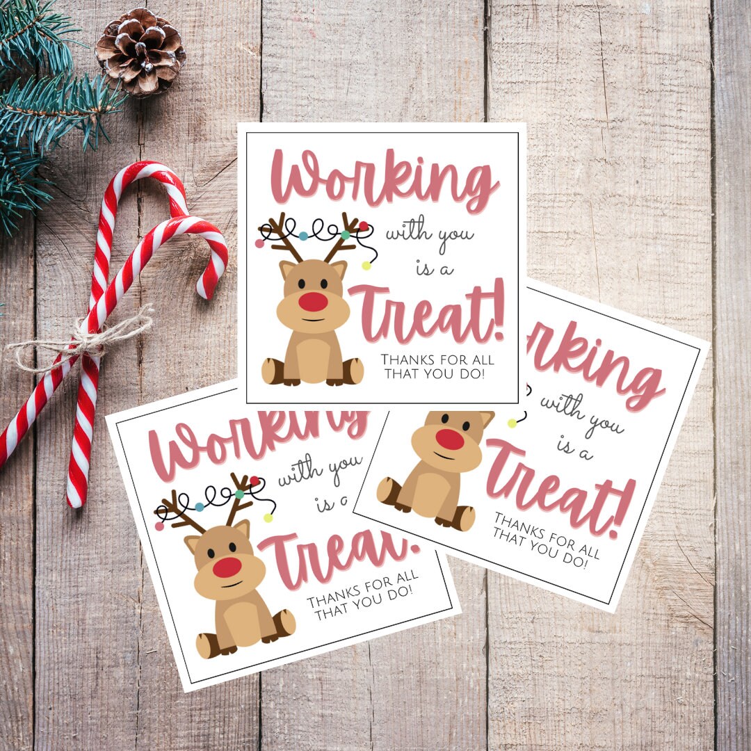 Holiday Gift Tag, Employee Teacher Nurse Coworker Appreciation Gifts ...