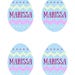 Editable Easter Egg Name Tags: Printable Basket Gift Tags (PDF) - Etsy