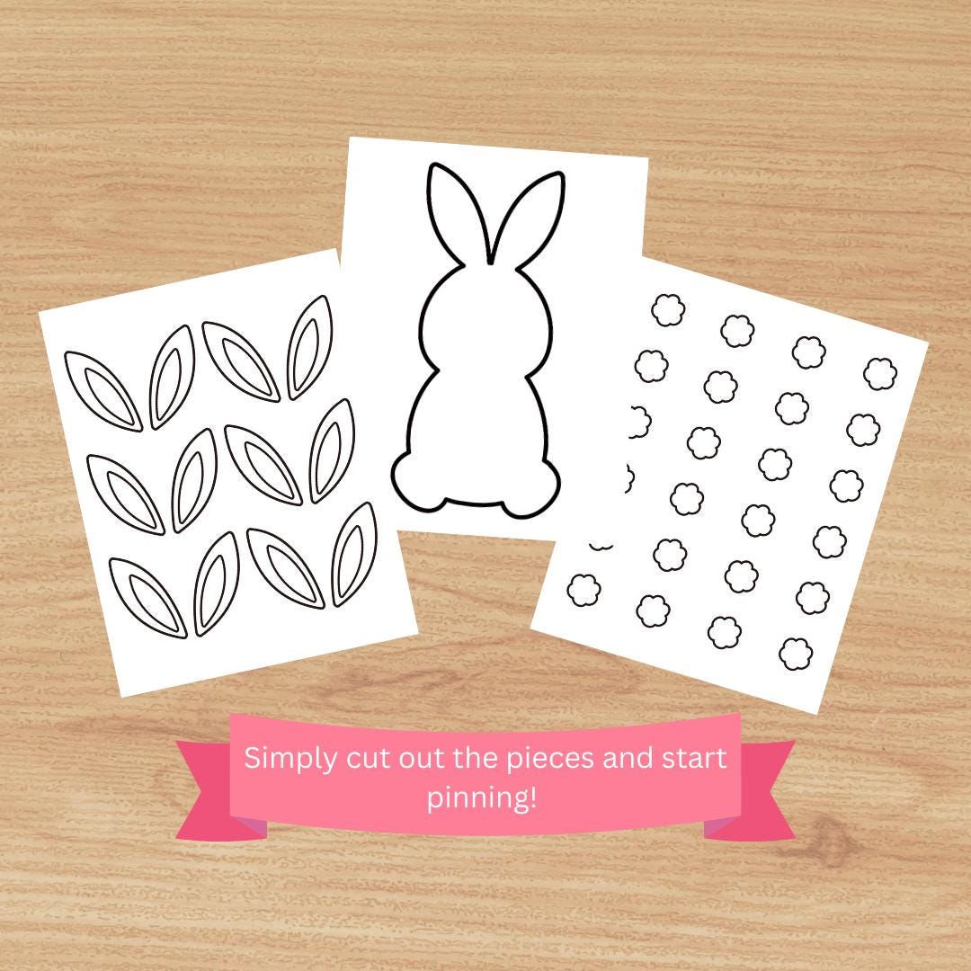 Pin the Tail on the Bunny Easter Game | Family Easter Game | School ...