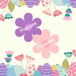 Editable Mother's Day Flower Name Tags - Printable Mother's Day Gift ...