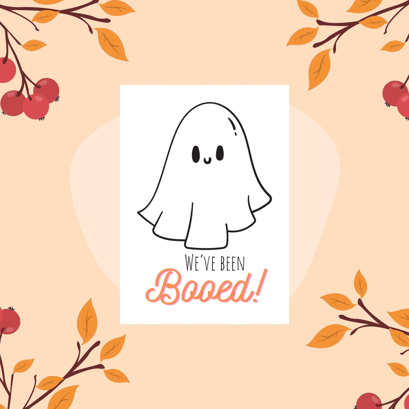You've Been Booed Halloween Game: Printable Signs & Instructions ...