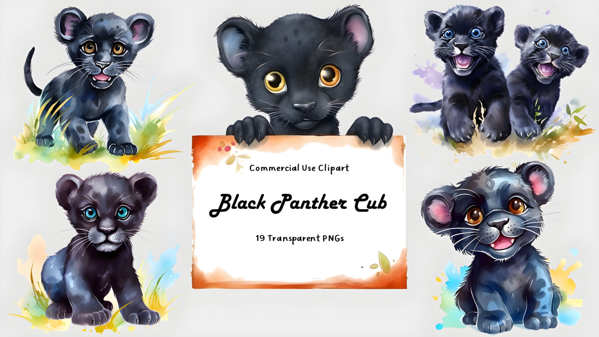 Panther Animal Cubs
