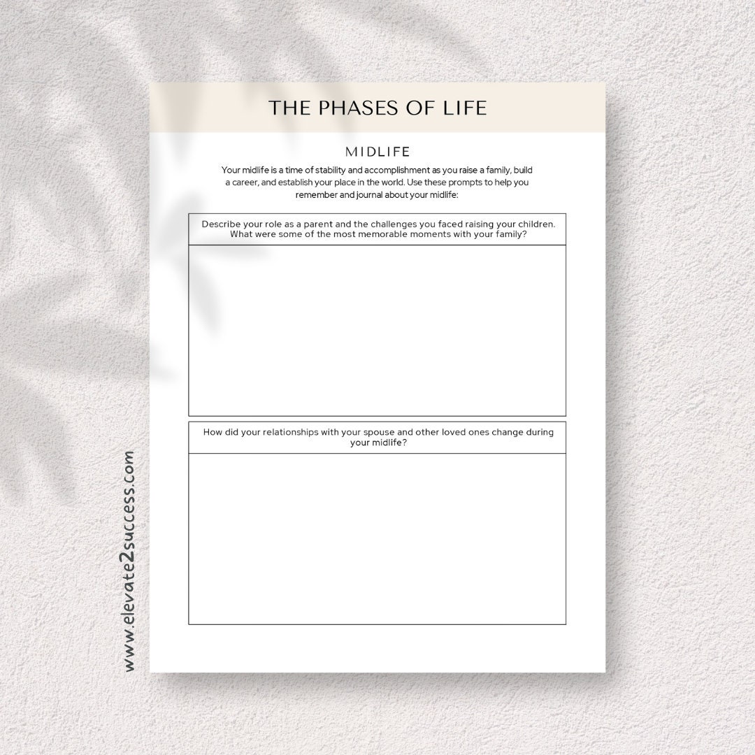 Life Story Journal, Achievement Journal, Bucket List Journal, Guided ...