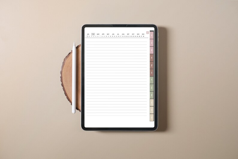 Digital Journal, Daily Journal Notebook, Digital Notebook, Goodnotes ...