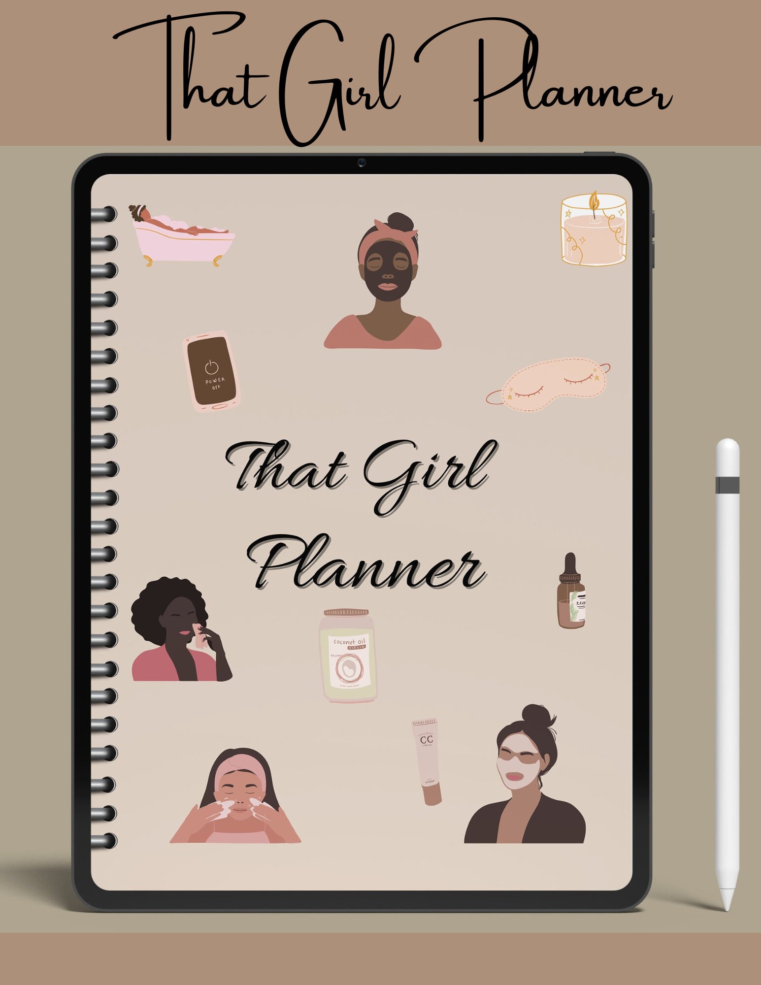 That Girl Digital Planner - Etsy