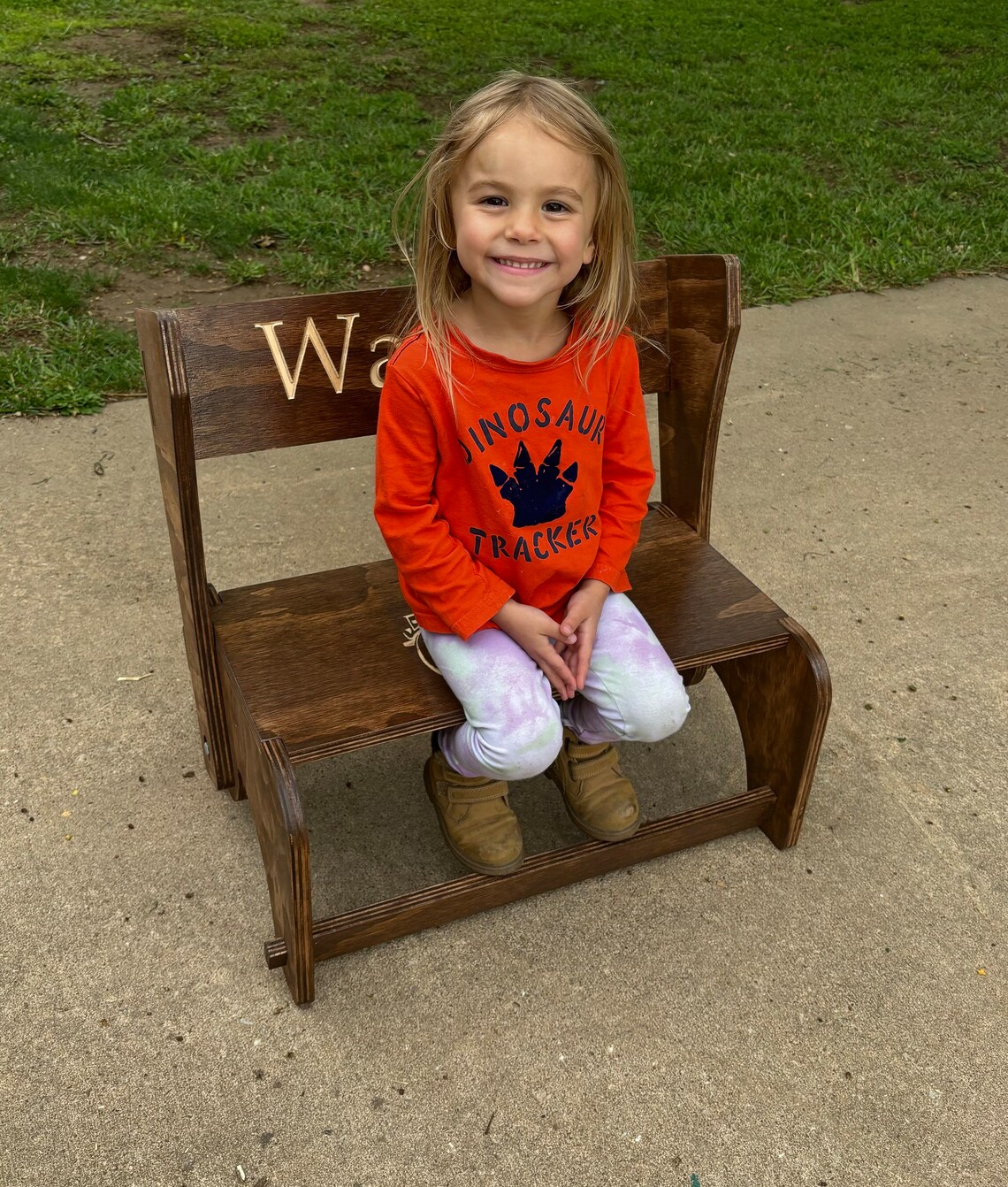 Kids Bench With Fold Down Step Stool - CNC File - Etsy