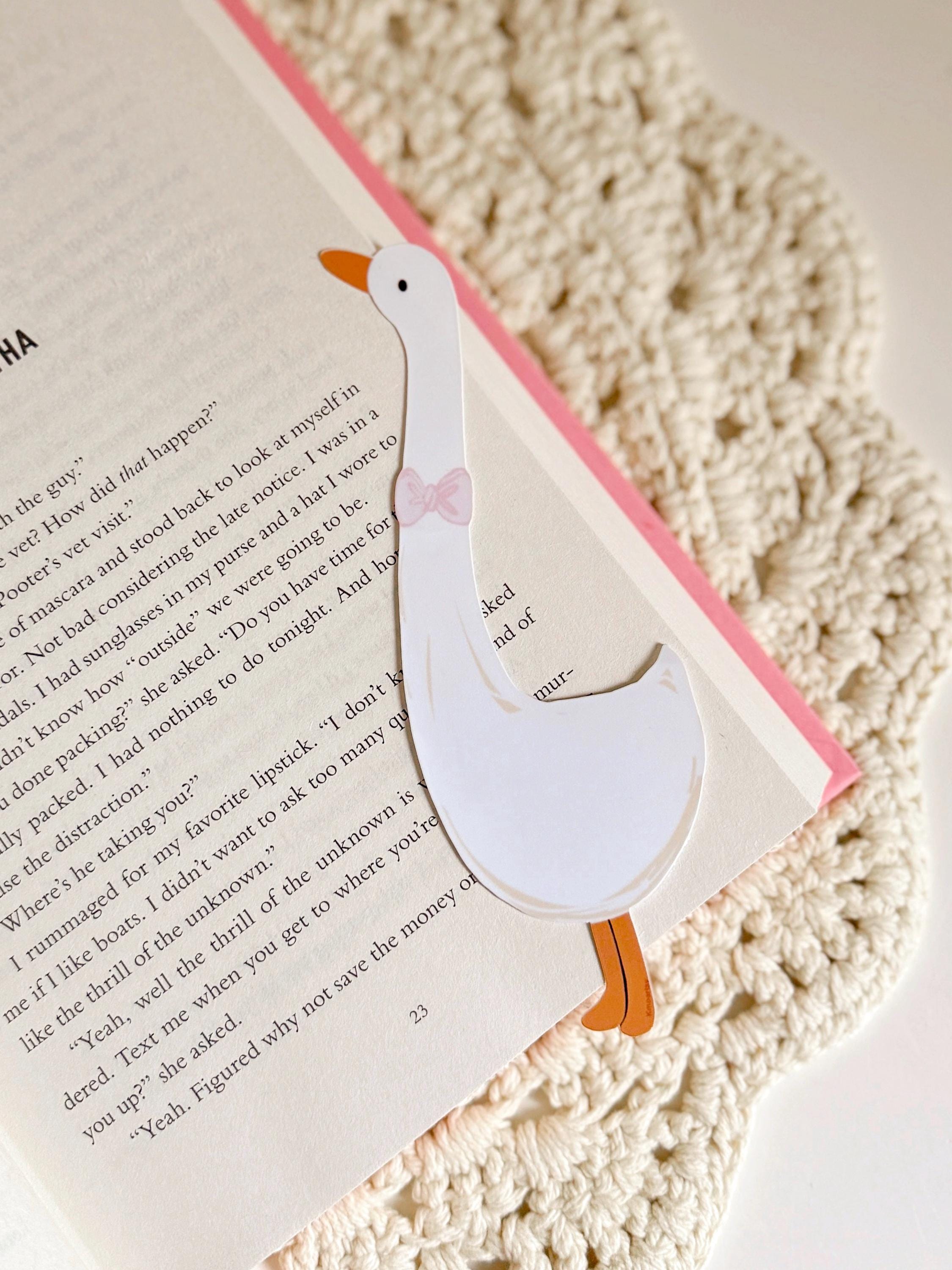 Handcrafted Goose Bookmark: Whimsical Book Lover Gift - Etsy
