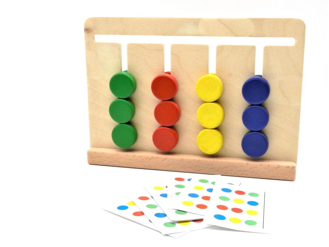 Strategy Sliding Game, Wooden Sliding Game by Picture, Skill Game ...