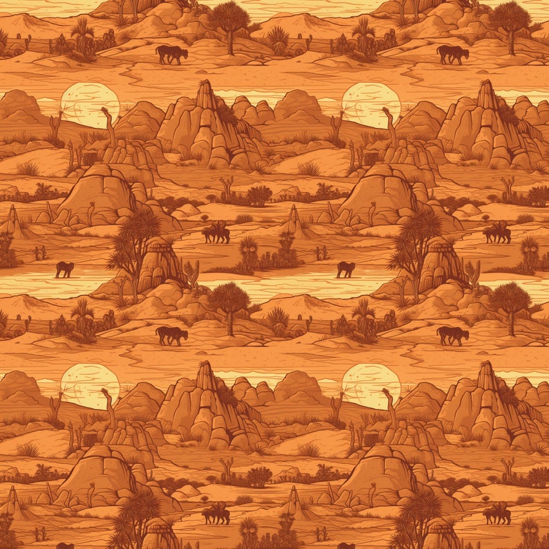 Desert Pattern Pack (5 Patterns) - Etsy