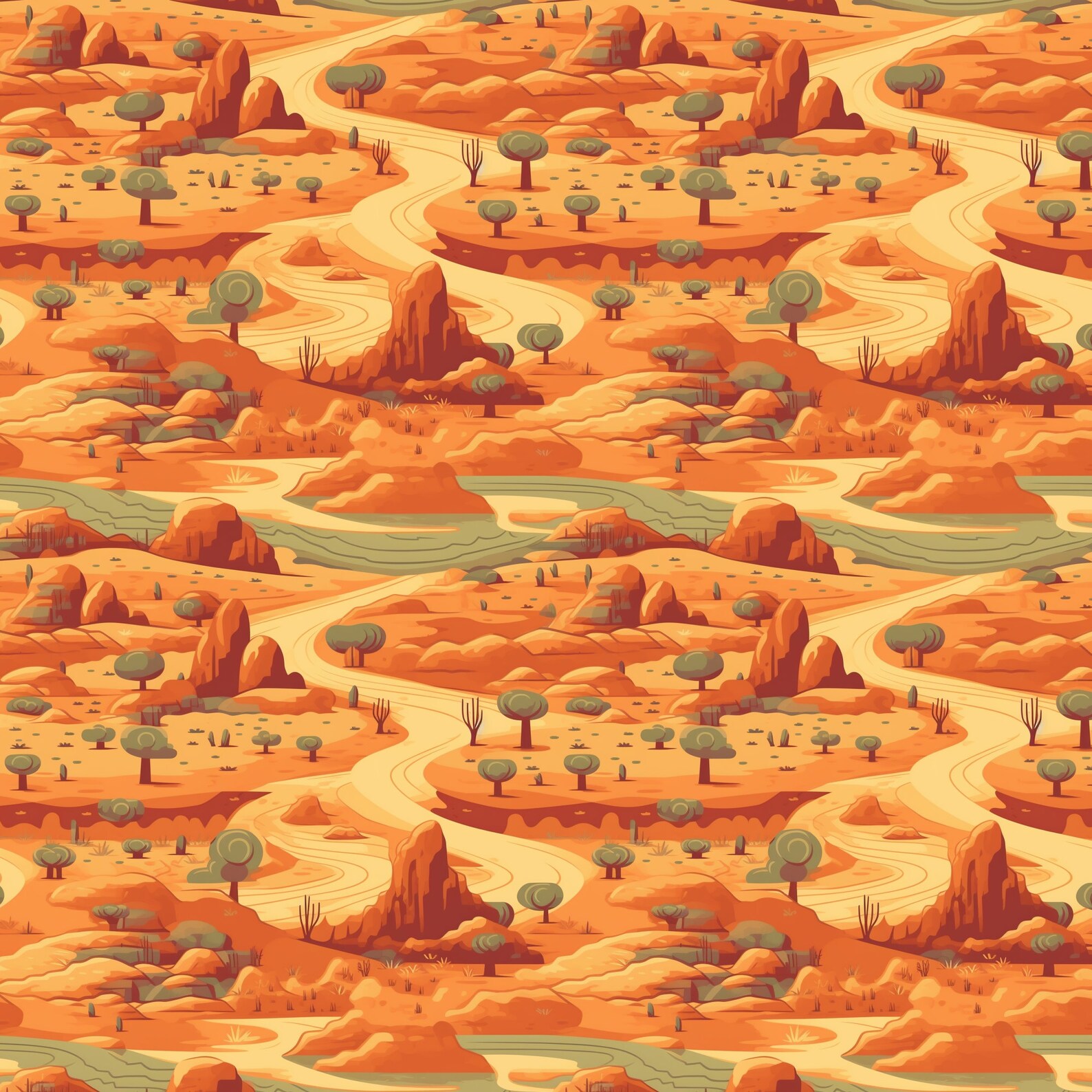Desert Pattern Pack (5 Patterns) - Etsy