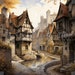 Medieval Village Clip Art 12 High Quality Jpgs - Digital Planner ...