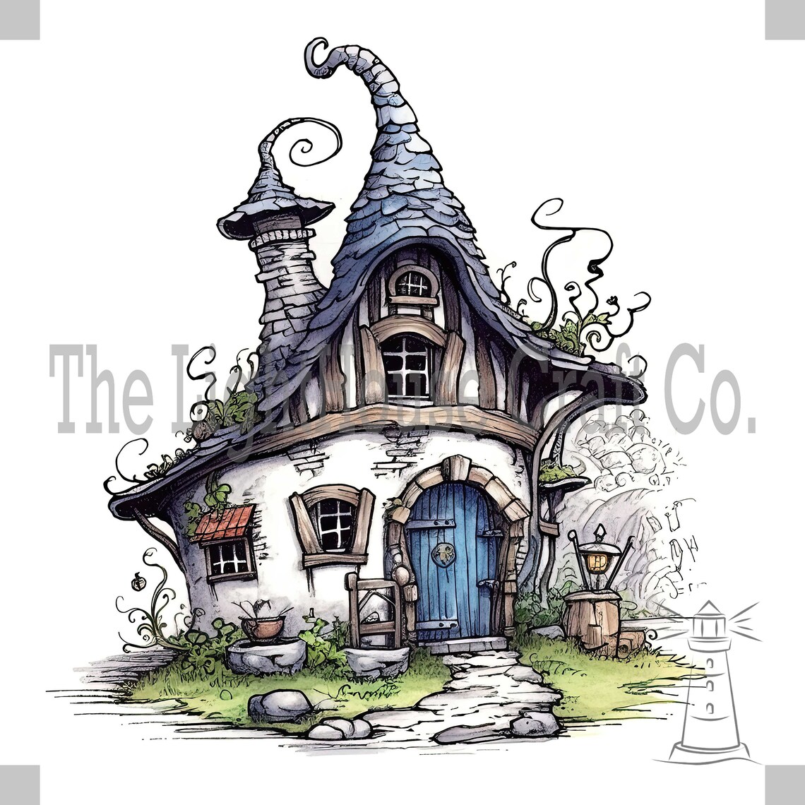 Fairy Houses Clip Art 12 High Quality Jpgs Digital Planner - Etsy UK