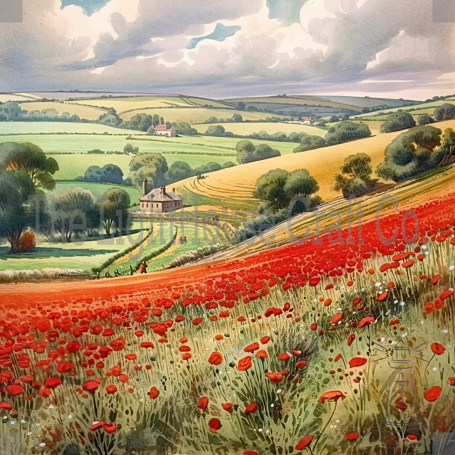 Poppy Fields Clip Art 12 High Quality Jpgs Digital Planner - Etsy UK