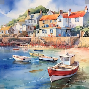 Seaside Harbour Clip Art 12 High Quality Jpgs - Digital Planner ...