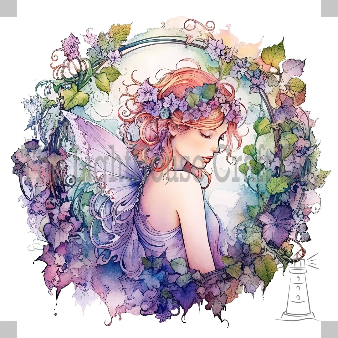 Garden Fairy Clip Art 12 High Quality Jpgs - Digital Planner ...