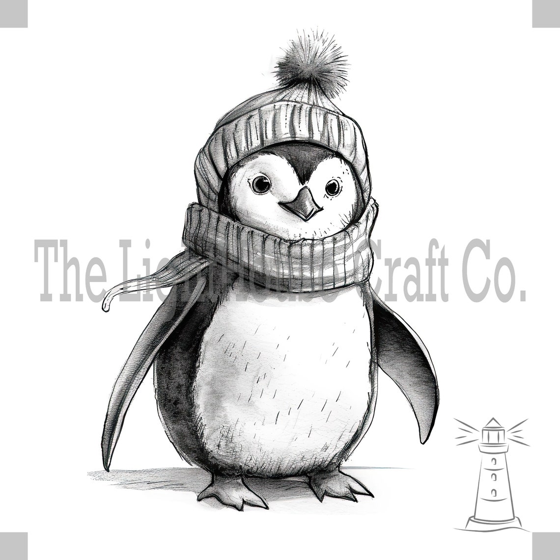 Cute Penguins Clip Art 12 High Quality Jpgs - Digital Planner ...