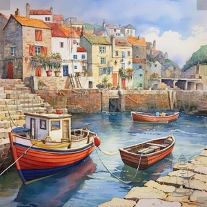 Seaside Harbour Clip Art 12 High Quality Jpgs - Digital Planner ...