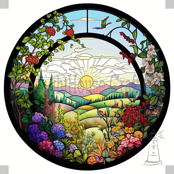 Stained Glass Templates - Etsy