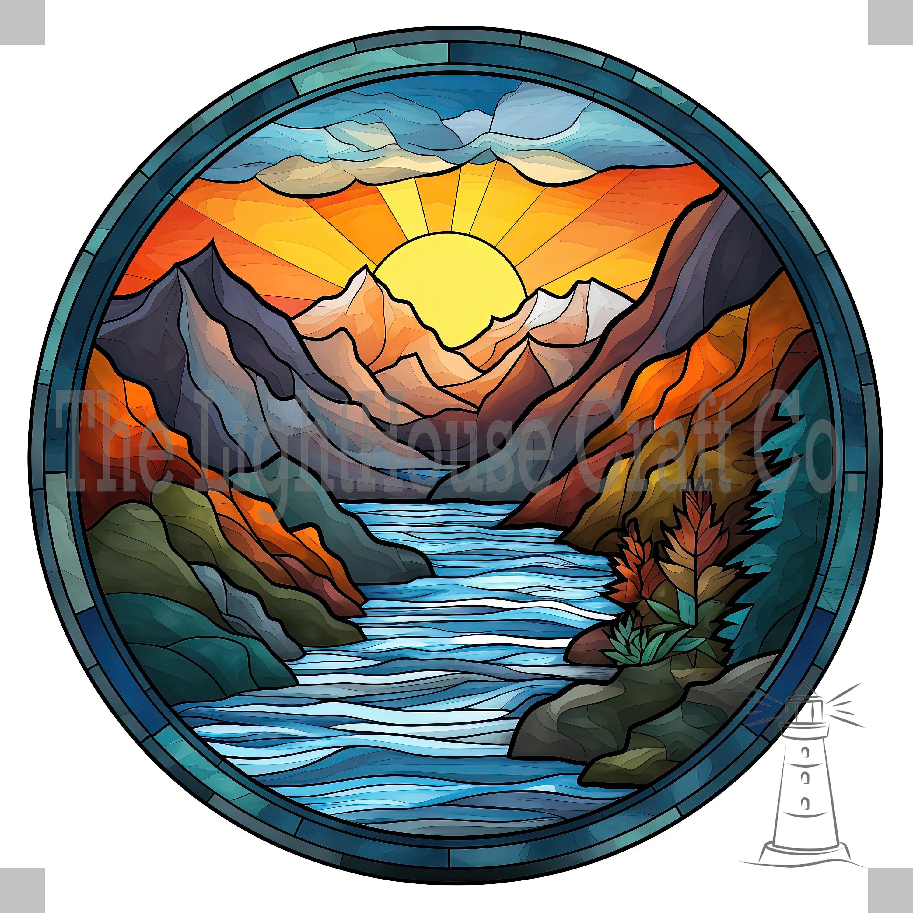 Glass Paintings Of Nature