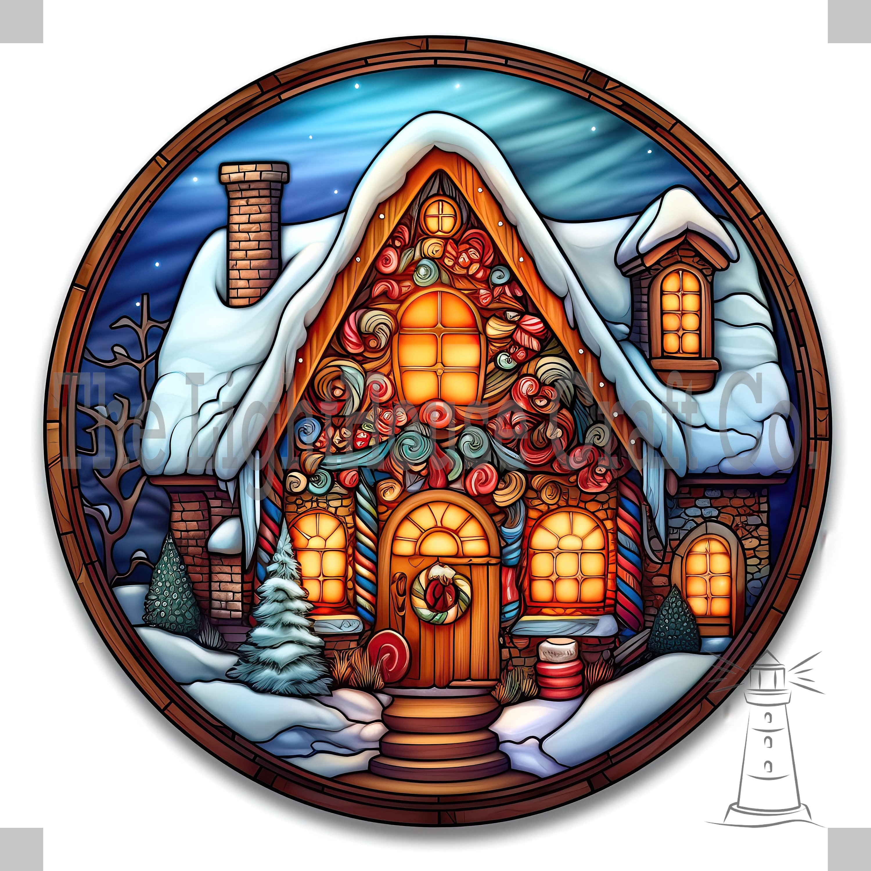 Stained Glass Christmas Clip Art 12 High Quality Jpgs - Etsy