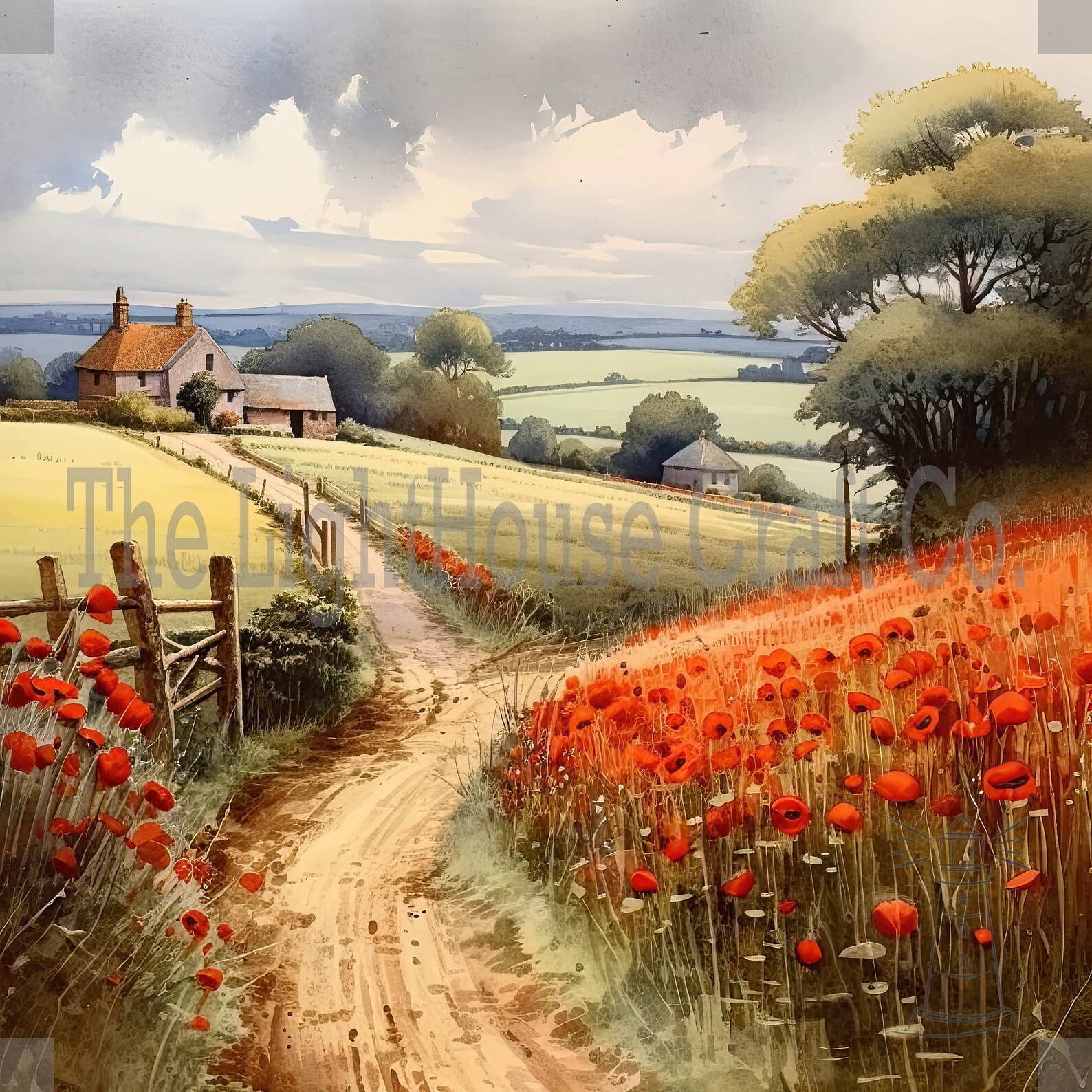 Poppy Fields Clip Art 12 High Quality Jpgs Digital Planner - Etsy UK