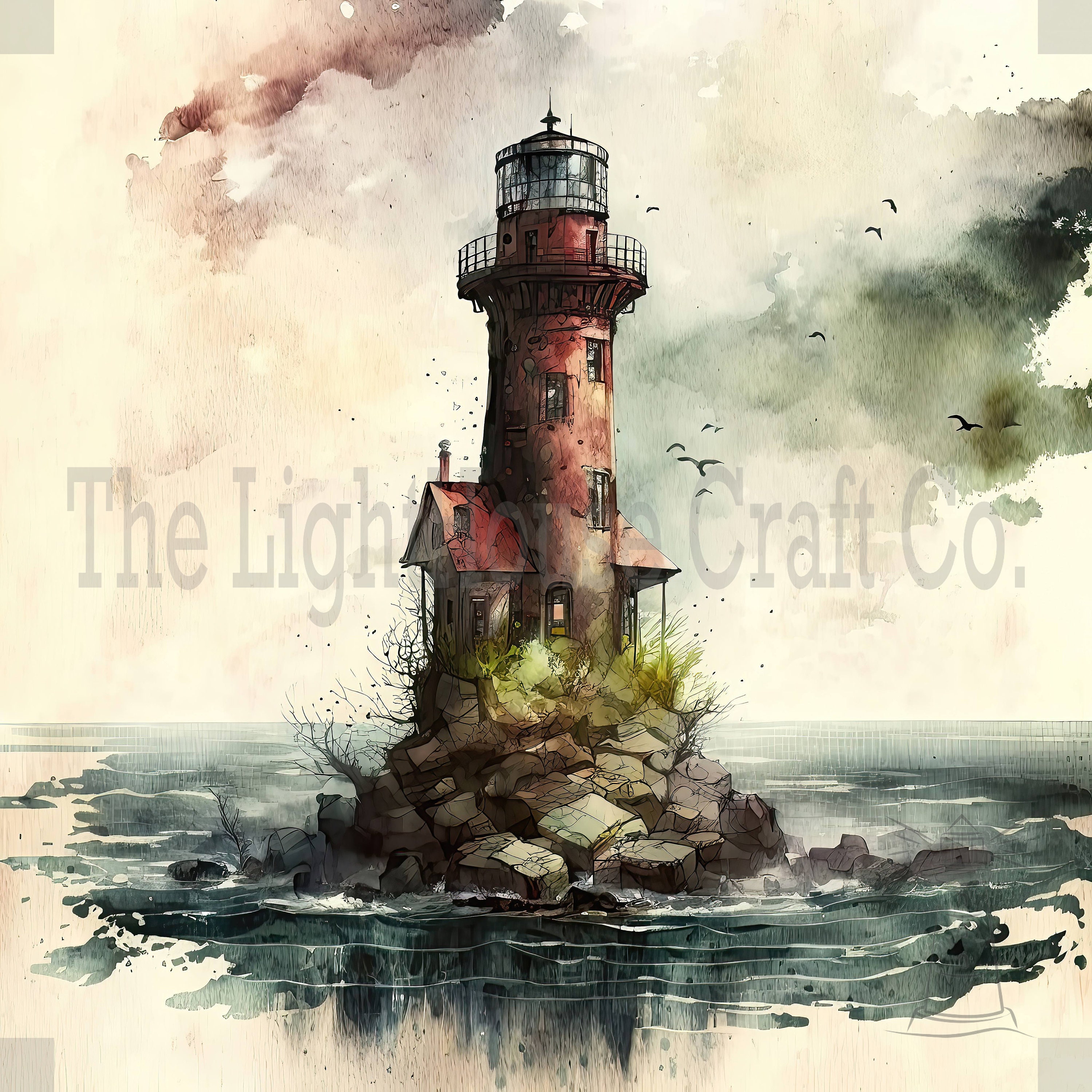Steampunk Lighthouse Clip Art 12 High Quality Jpgs - Digital Planner ...