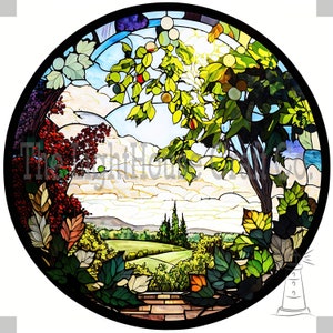 Stained Glass Summer Clip Art 12 High Quality Jpgs - Digital Planner ...