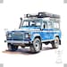 Land Rover Defender Clip Art 12 High Quality Jpgs Digital Planner ...