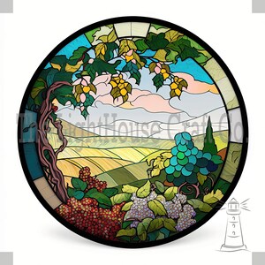 Stained Glass Summer Clip Art 12 High Quality Jpgs - Digital Planner ...