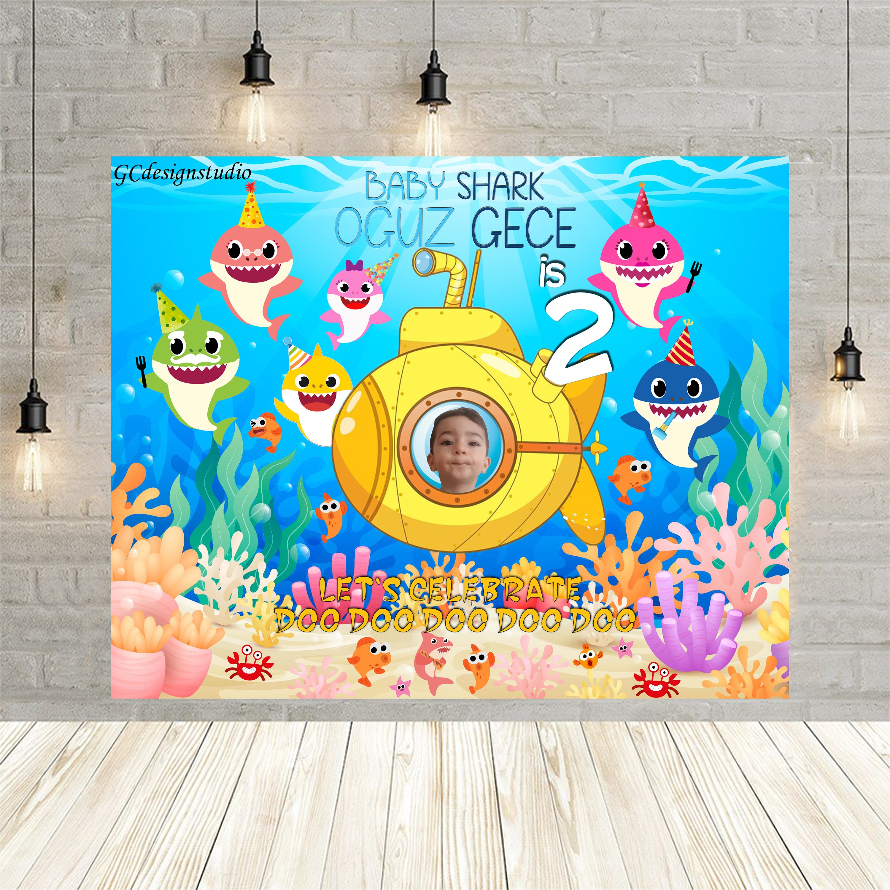 BABY SHARK Party baby Shark Backdrop baby Shark Birthday baby Shark baby-shark-party-baby-shark-backdrop-baby-shark-birthday-baby-shark
