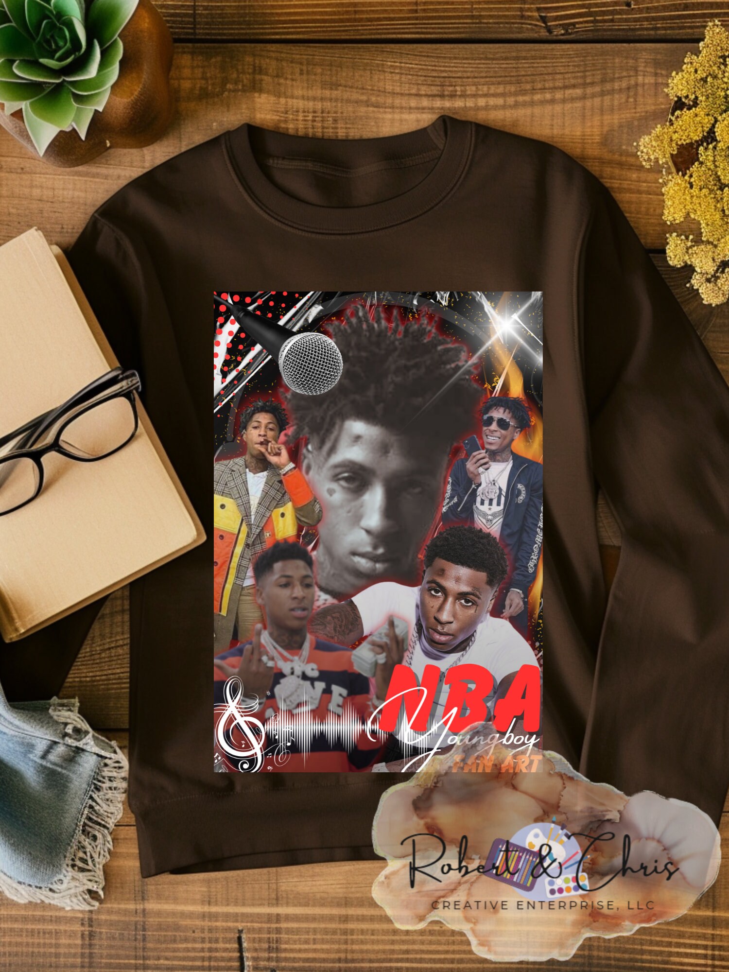 NBA Youngboy Fan Art Digital PNG File Custom Design Tshirt Tumblers ...
