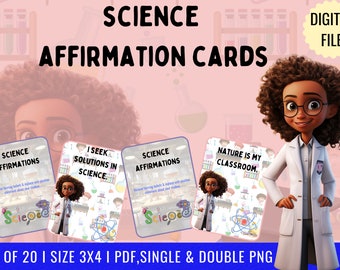 Writing Character Cards, Writing Affirmation Cards, Academic ...