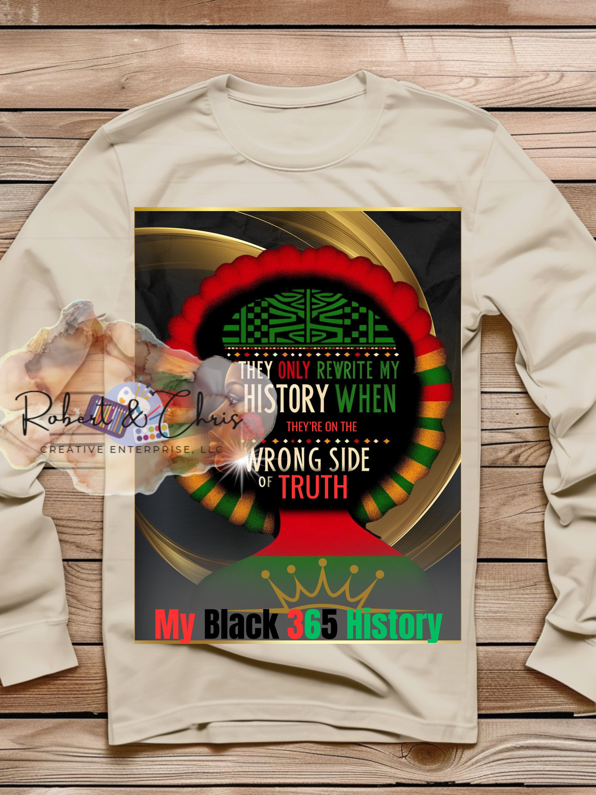BHM Black History 365 Digital PNG File Custom Design Tshirt Tumblers ...