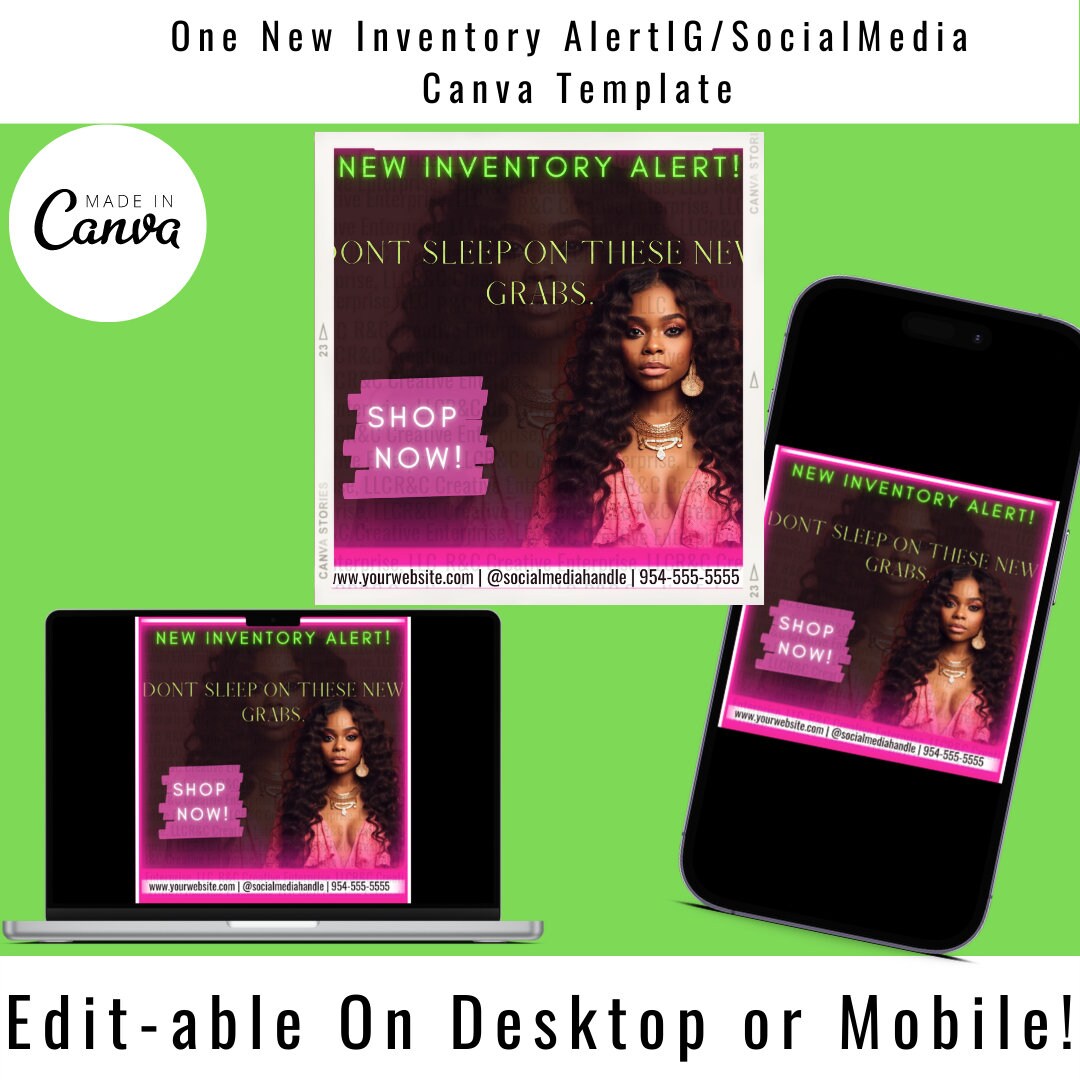 New Inventory IG, New Inventory Social Media Ad, New Inventory Green ...