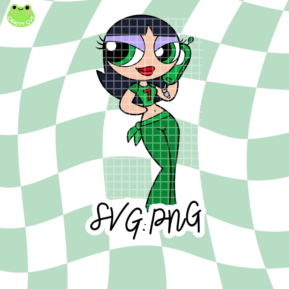 Teen Powerpuff Buttercup SVG Png Instant Download Digital File for ...