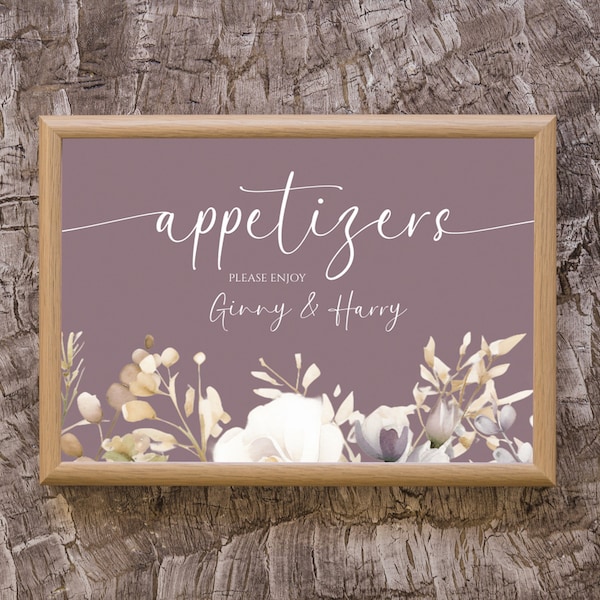 Appetizer Sign - Etsy