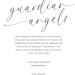 Printable Guardian Angels Sign, in Loving Memory Wedding Sign, Simple ...
