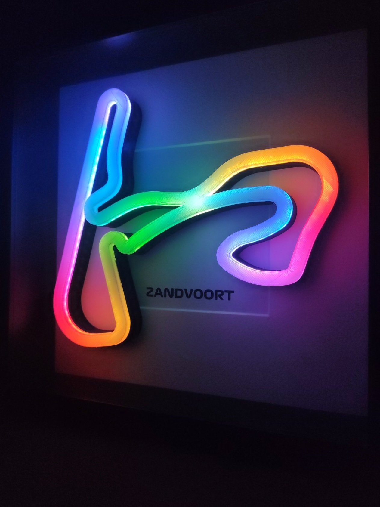 Zandvoort F1 Track LED RGB Race Tracks Circuit, Formula 1 Art Light, F1 ...