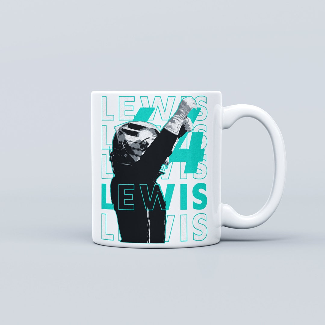 Lewis Hamilton LH44 Mercedes Still We Rise F1 Theme Mug, Formula 1 Gift ...