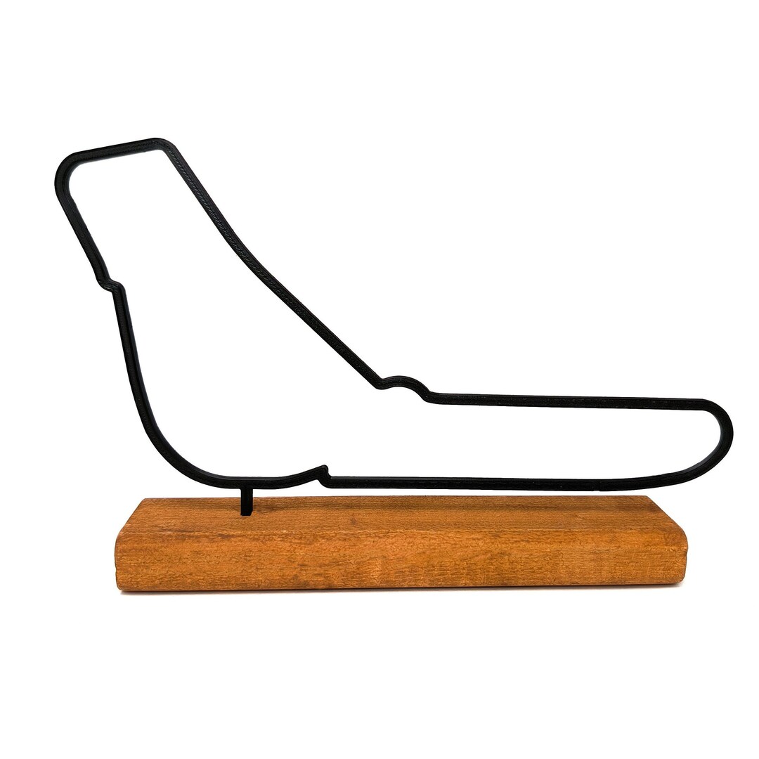 F1 Track Model on Wood Stand Formula 1 - Etsy