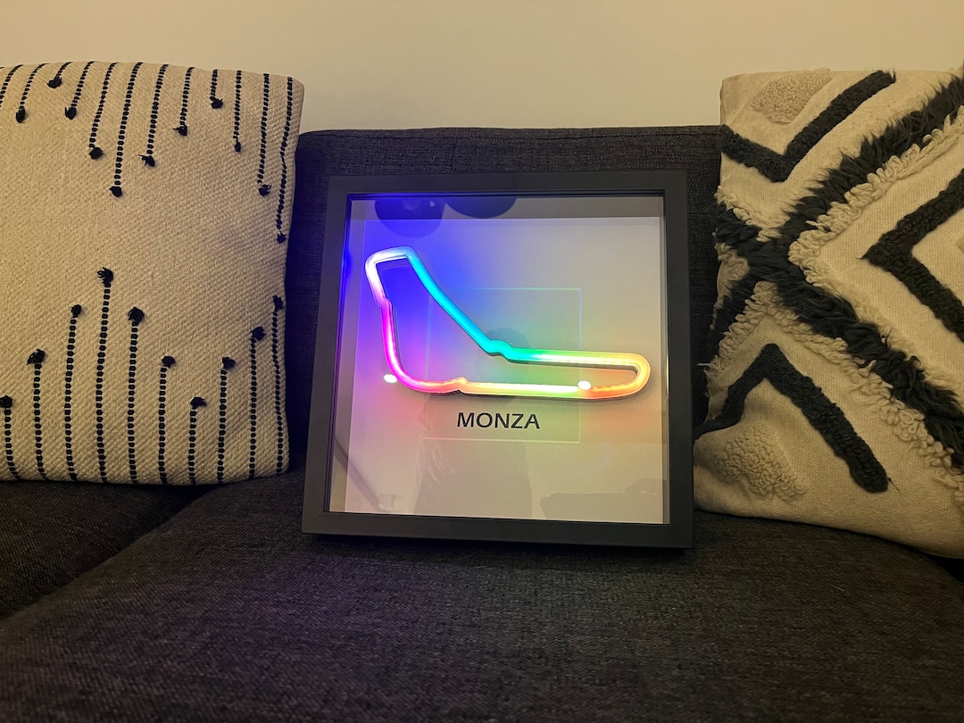 Monza Italy LED RGB Race Tracks Circuit Formula 1 Art Light - Etsy