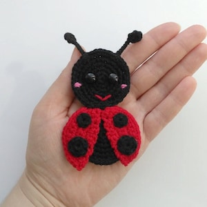 PATTERN Ladybug Applique Crochet Pattern PDF Instant Download Baby ...