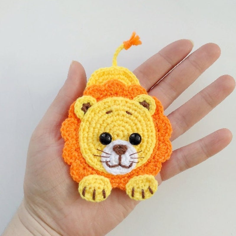 Lion Applique - Etsy