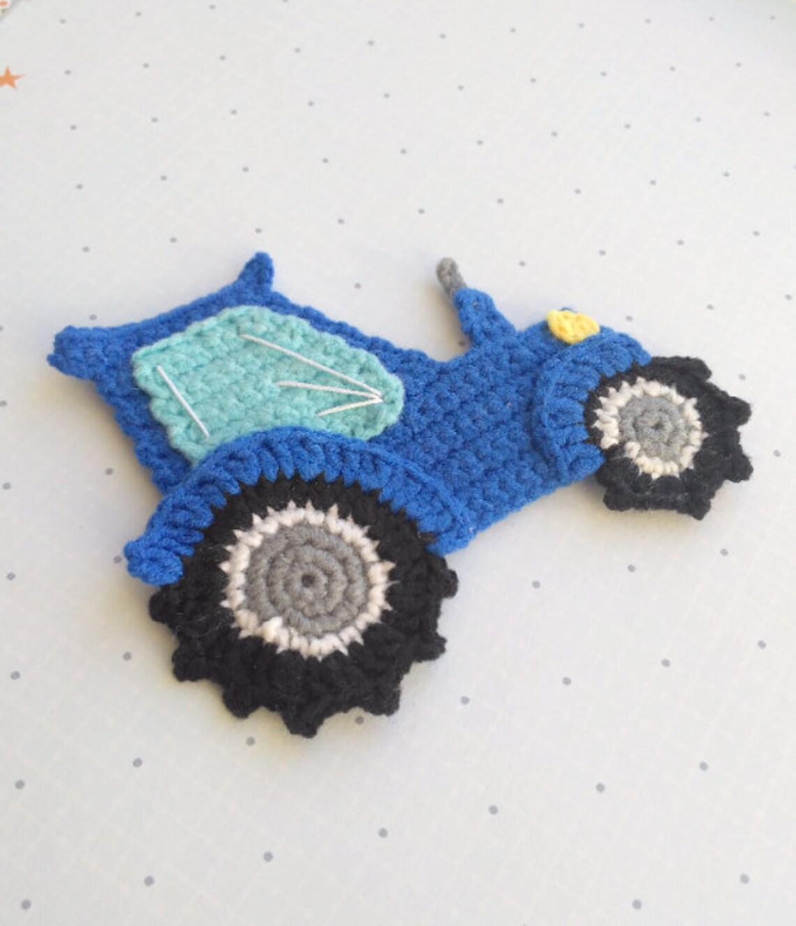 PATTERN Tractor Applique Crochet Pattern Farm Car Instant - Etsy