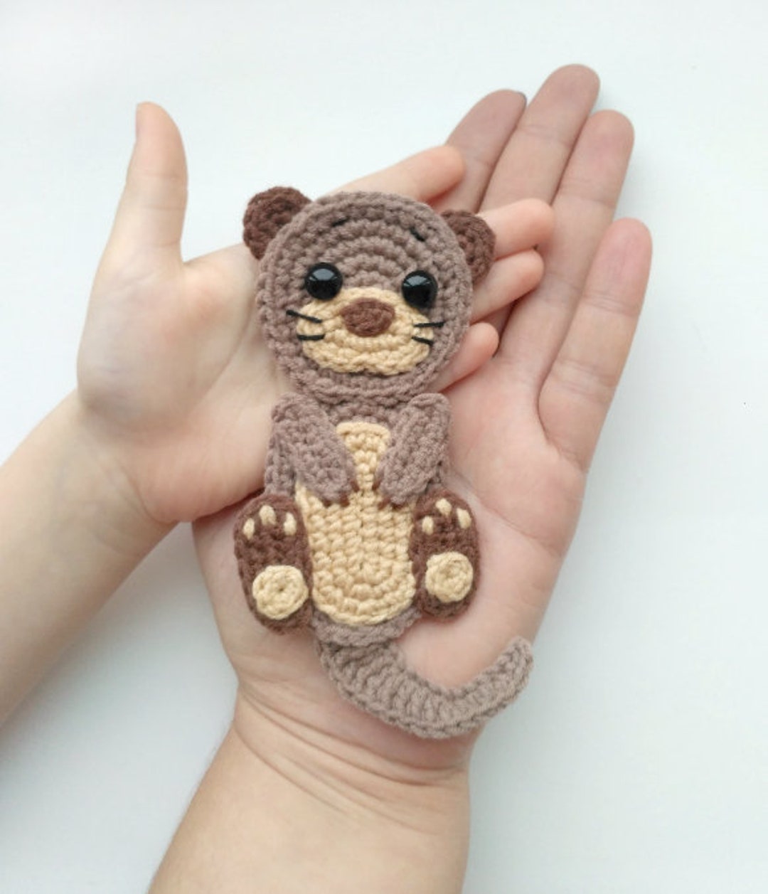 PATTERN Otter Applique Crochet Pattern PDF Sea Creatures Crochet ...