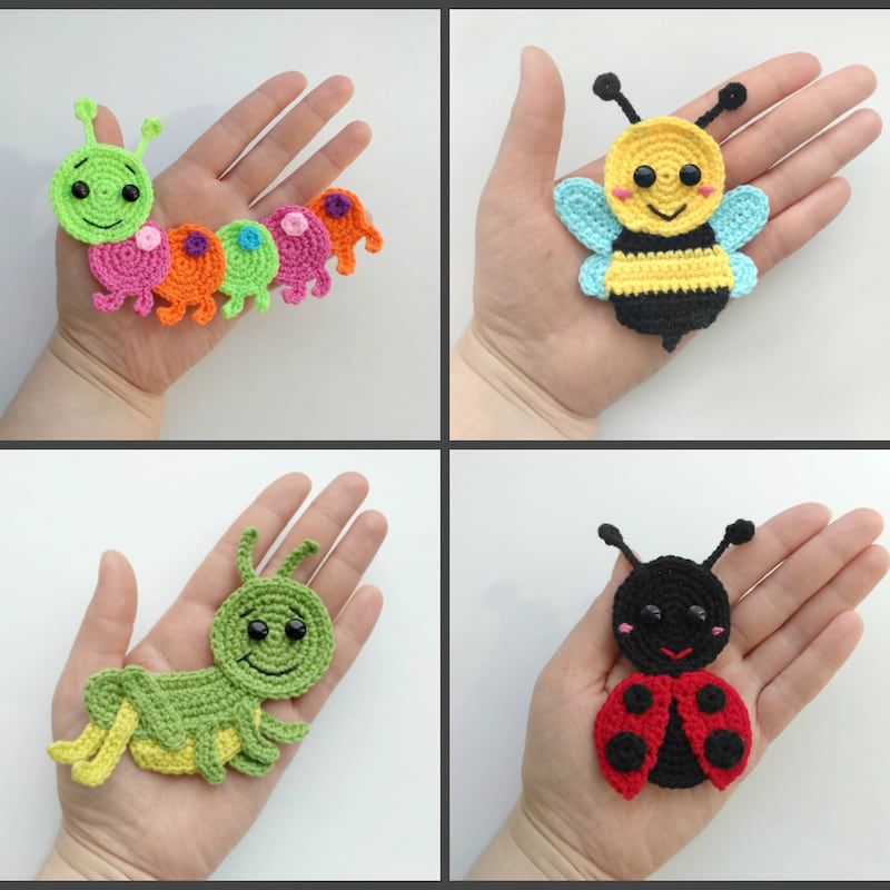 Crochet Applique - Etsy