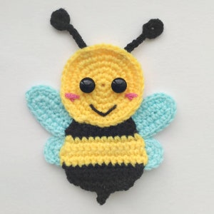 PATTERN Bugs Applique Crochet Patterns PDF Caterpillar Bee Grasshopper ...