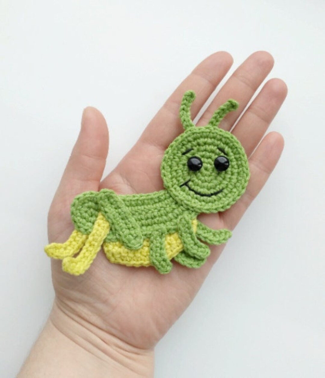 PATTERN Grasshopper Applique Crochet Pattern PDF Instant Download Baby Shower Gift Summer Bug ...