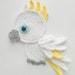 PATTERN Tropical Birds Applique Crochet Patterns PDF Toucan Cockatoo ...